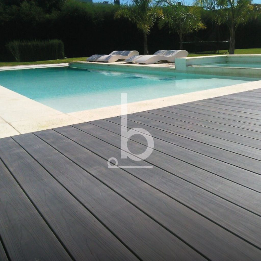 DECK WPC - IMPORTADO Gris - Veteado - PLAN B REVESTIMIENTOS