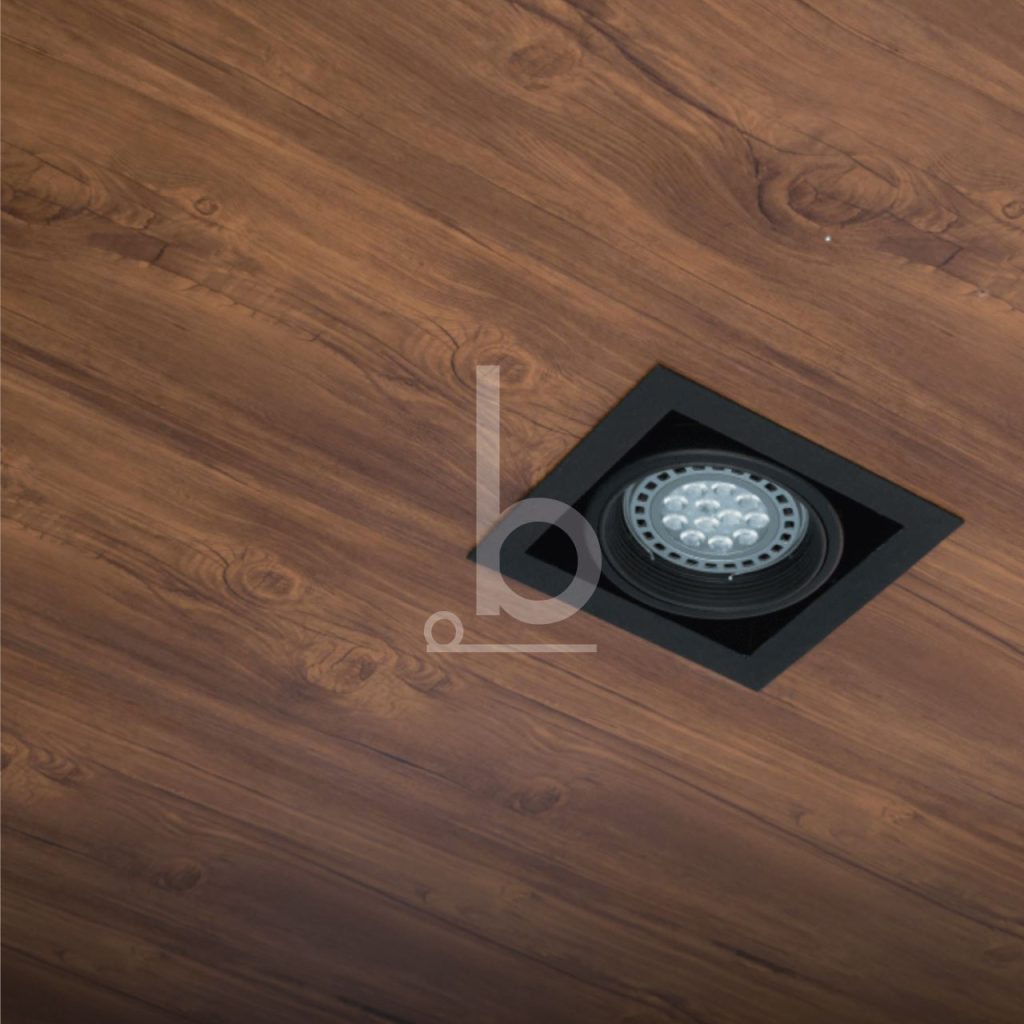 CIELORRASO DE PVC - NOGAL - Texturado - PLAN B REVESTIMIENTOS